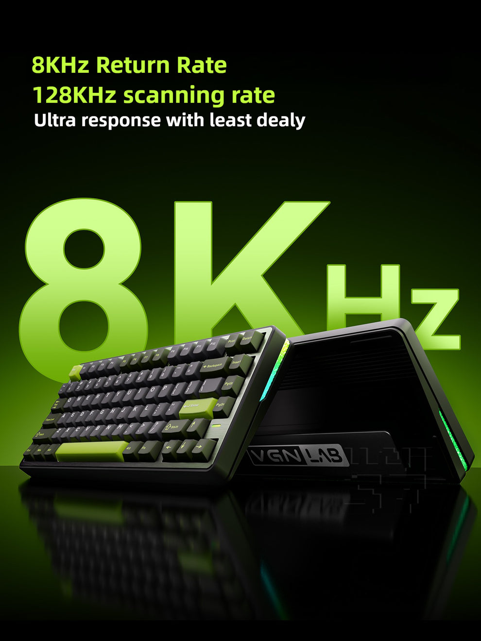 VGN Neon75 8Khz Wireless Magnetic E-sports Keyboard – EL3BS7