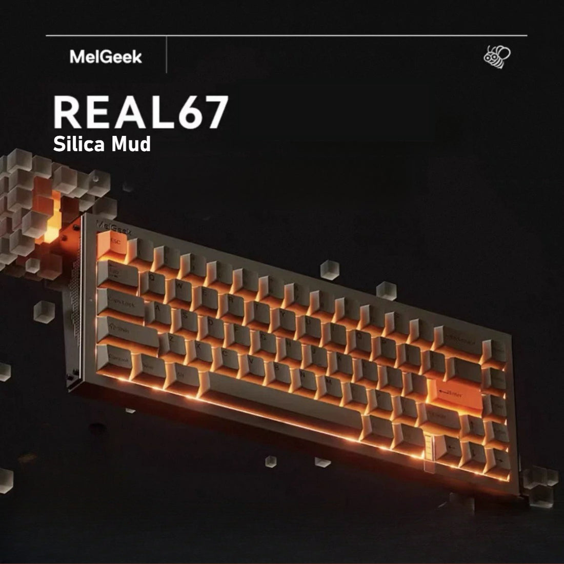 MelGeek Real 67 Magnetic 8K 0.01mm RT 1.9ms Esports TTC Magneto keybo ...