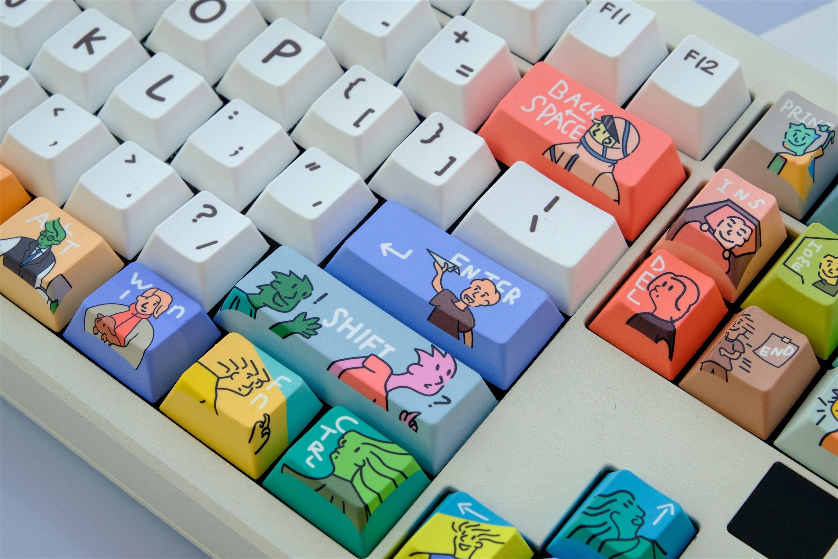 imaginary Cartoon Cherry Profile PBT Keycaps – EL3BS7