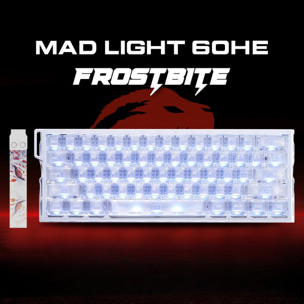 MADLIONS MAD Light 60 HE Hollow Magnetic 8KHz Full Aluminum Keyboard ...